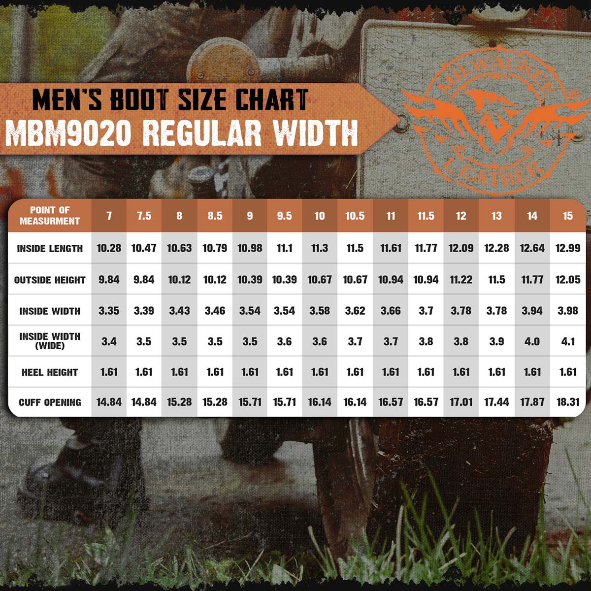 MILWAUKEE LEATHER - MEN'S BLACK 11-INCH CLASSIC ENGINEER MOTORCYCLE LE ...